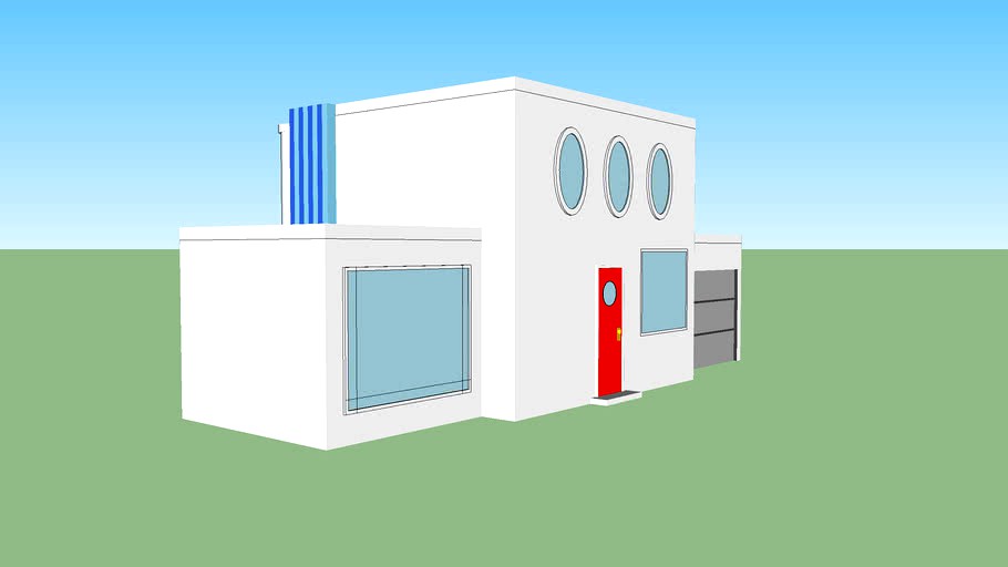 POWERPUFF GIRLS HOUSE 3d model