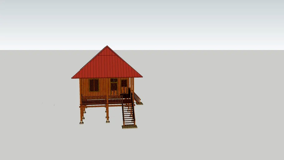 Khmer House NPIC 3d model