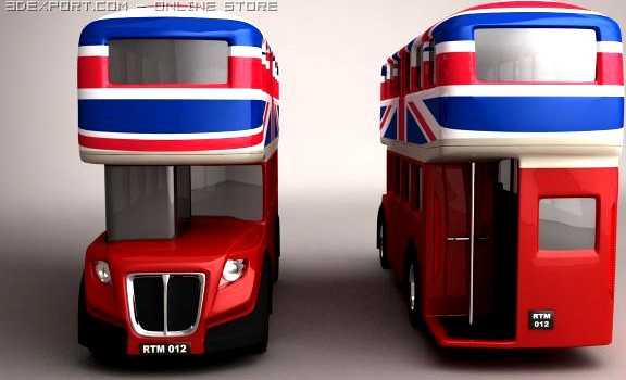 London bus concept 3D Model