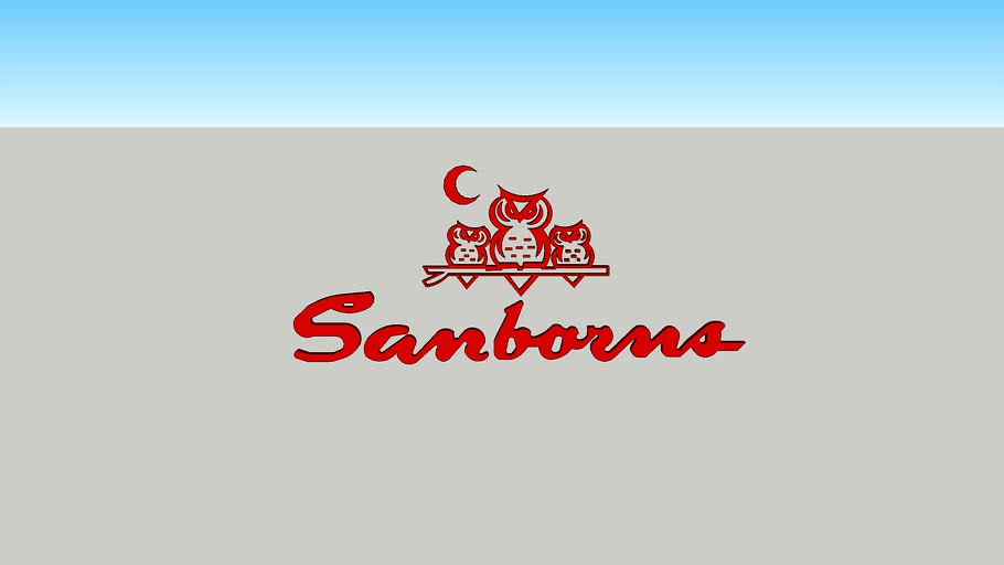 Logo Sanborns 3D model