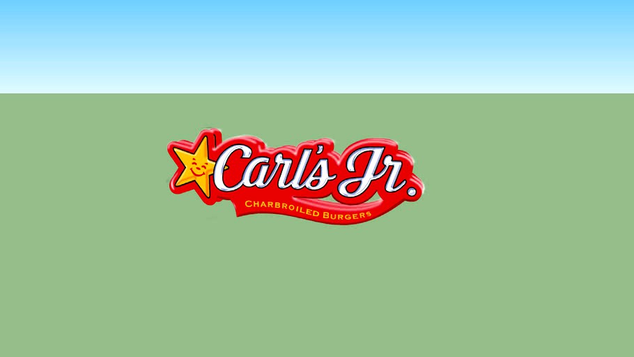 Carl´s jr logo 3D model