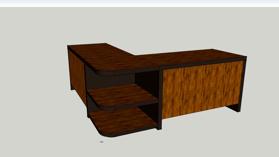 Curved table (FEE5) 3d model