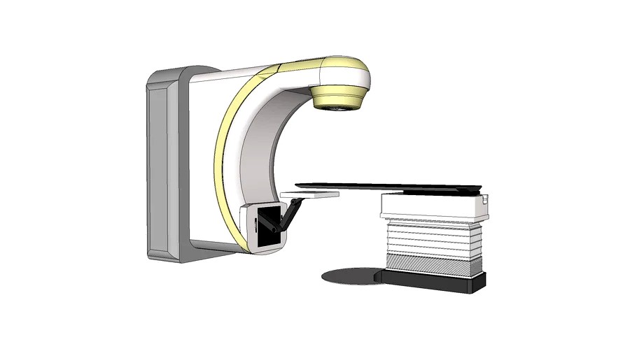 Sistema de radioterapia - Varian (Linear Accelerator) 3d model