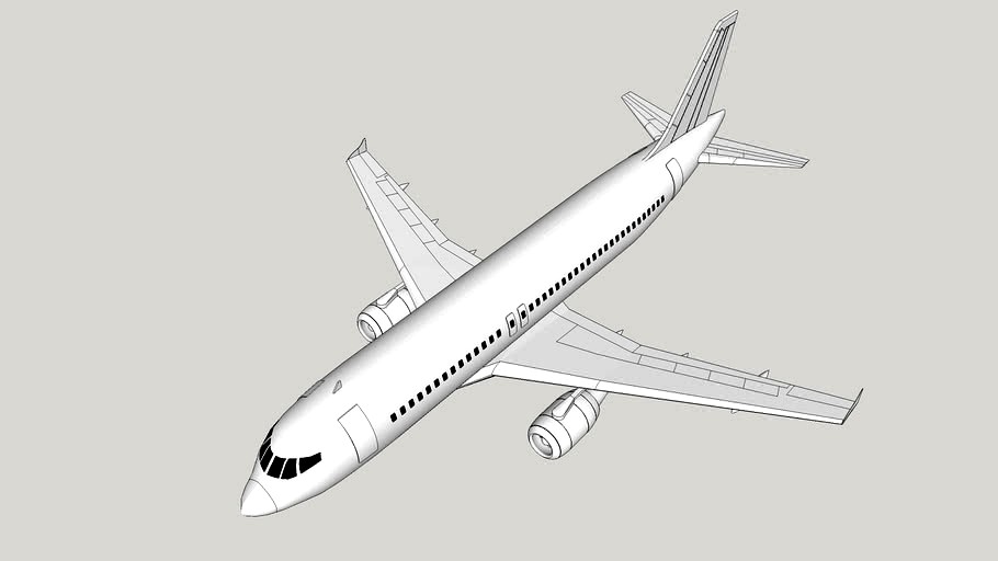 Airbus A320-200 3d model