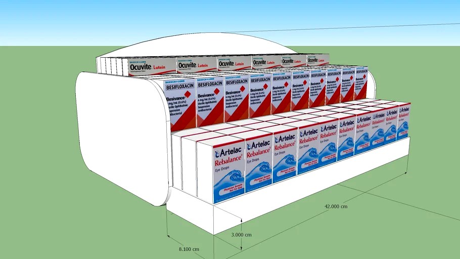 Product Samples Dispenser 3d model