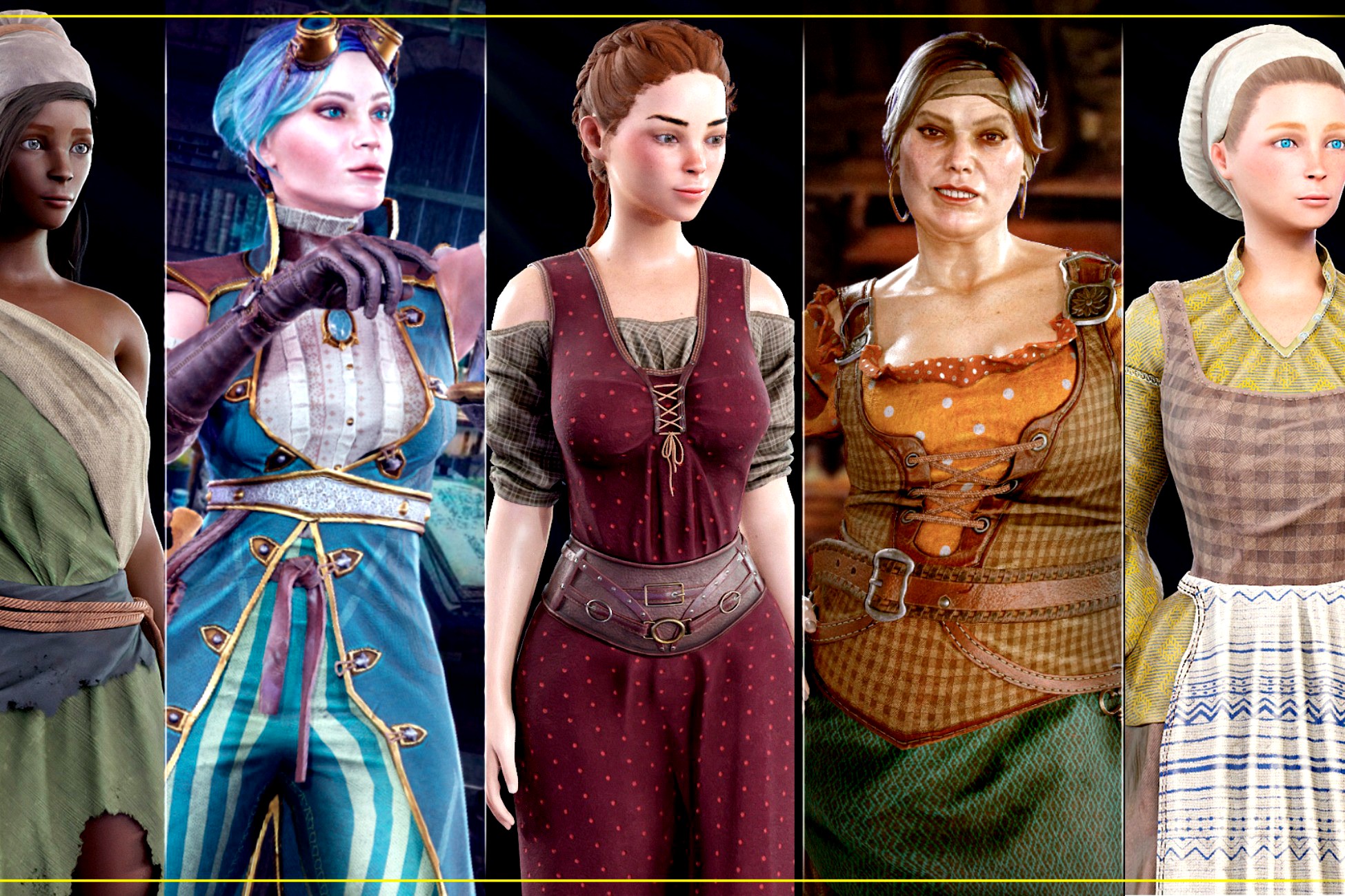 Female_NPC_pack 3d model