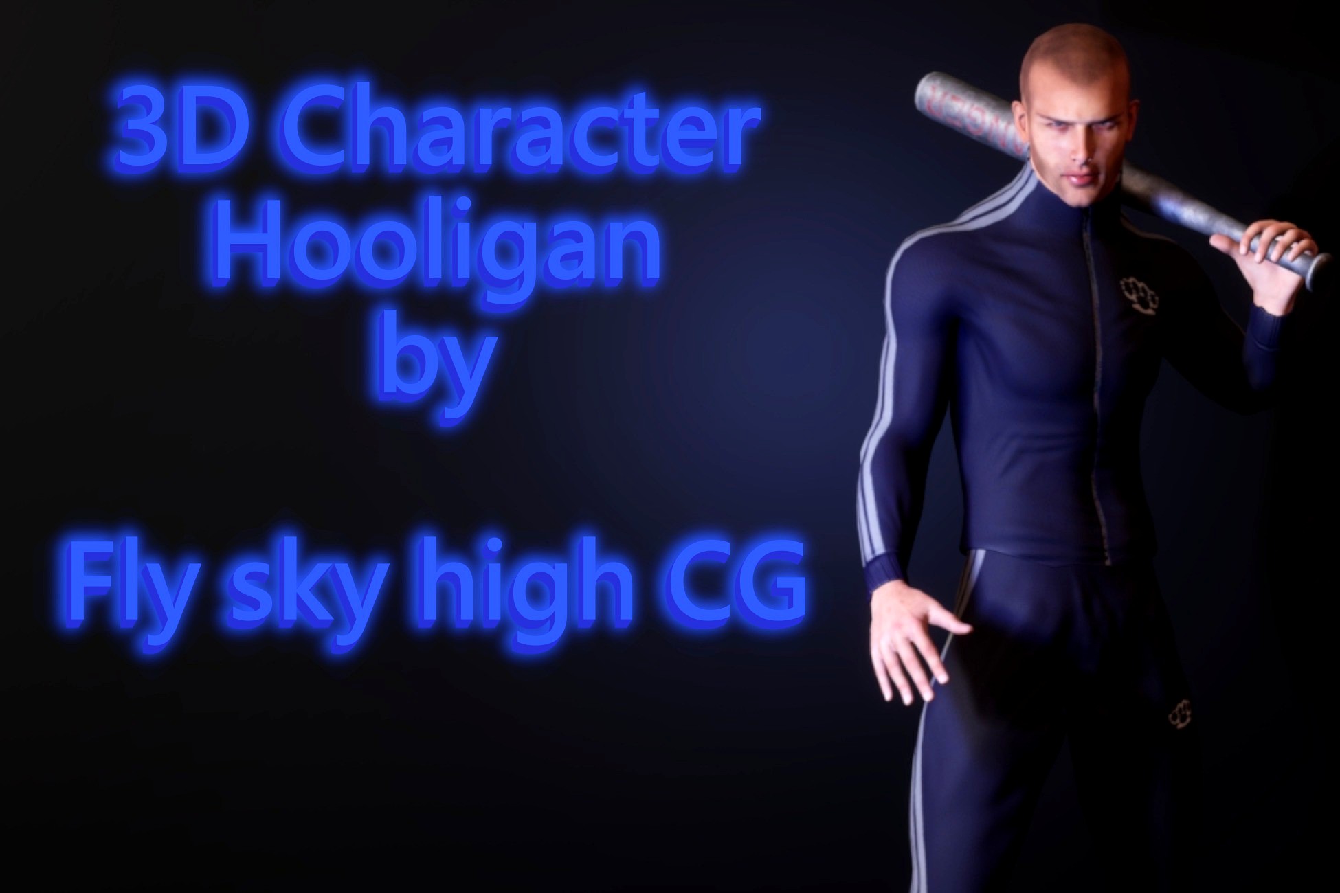 3D Character Hooligan model