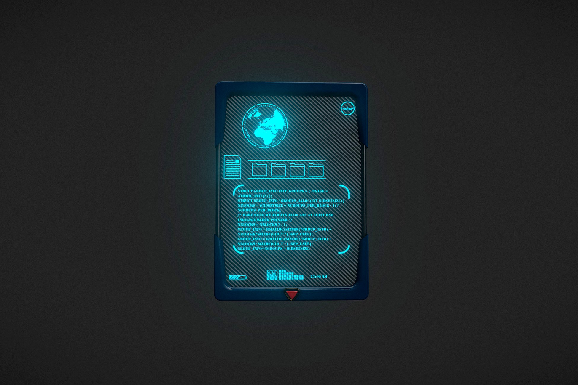 Screen Sci Fi 3d model