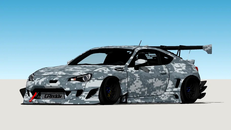 2014 Subaru - BRZ Rocket Bunny V3 Pandem * 3d model