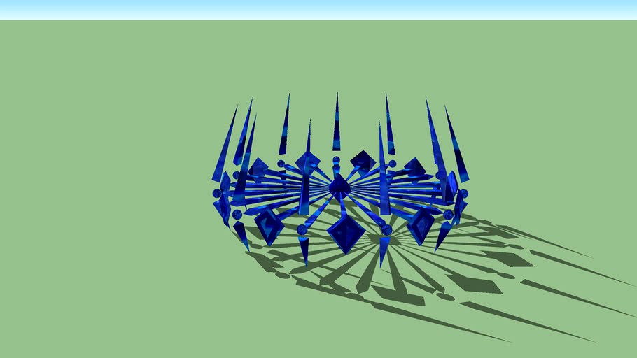 evangelion - ramiel 5 forma ataque circular 3d model