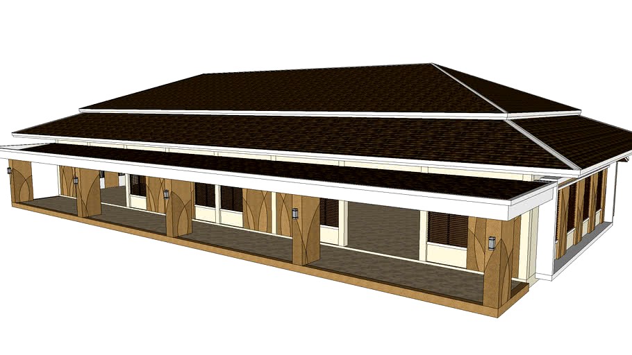 multi Purpose building 3d model