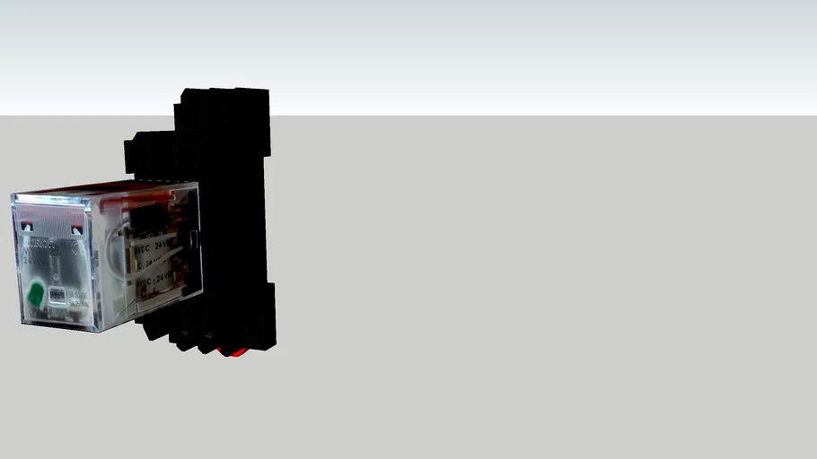 Relay MY2N 3d model