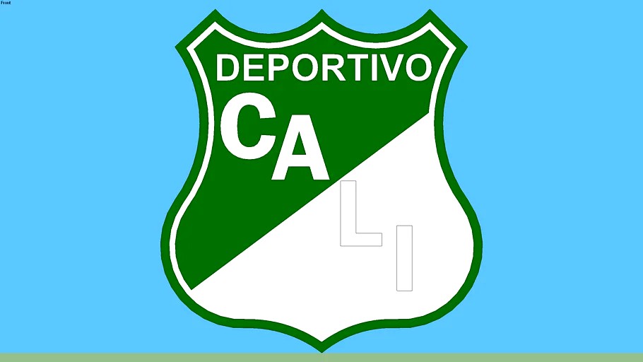 ESCUDO DEL DEPORTIVO CALI 3d model