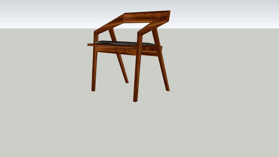 Katakana-Occ-Chair-Oak 3d model
