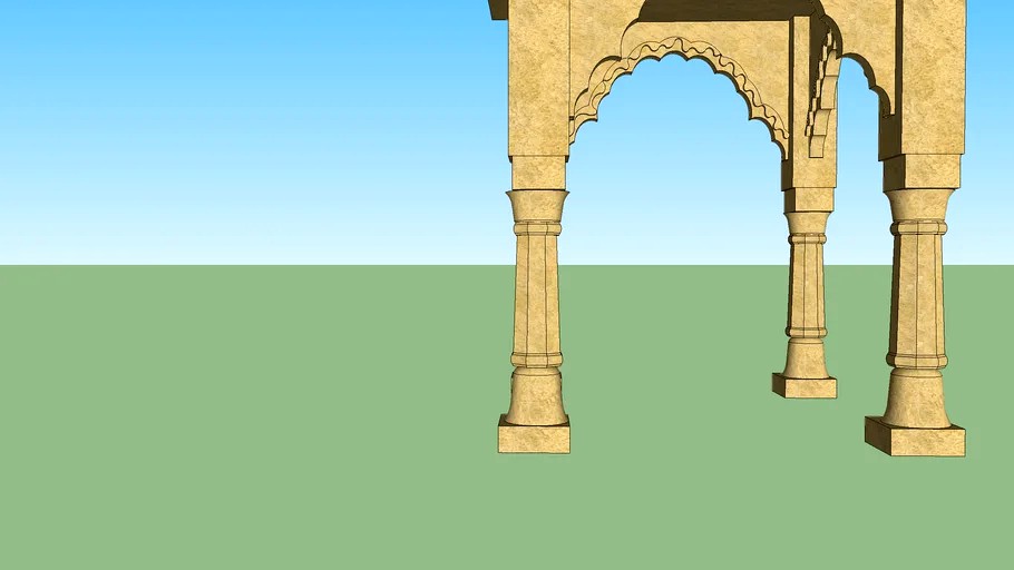 chhatri - exploded file 3d model