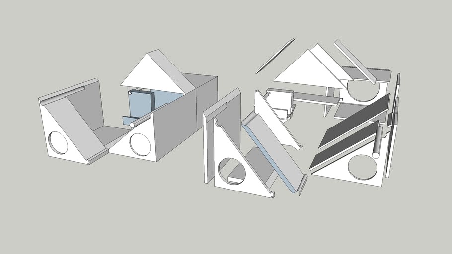 A2 Exploded Diagram Developed 3d model
