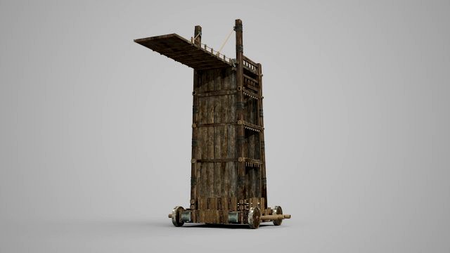 Ancient siege vehicle 3d model