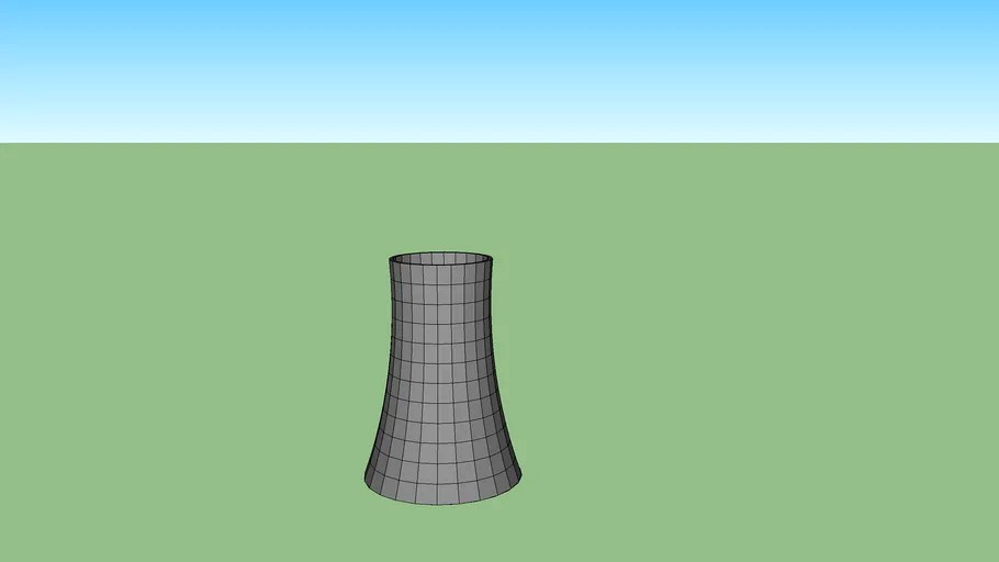 Nuclear Cooling Tower 3d model