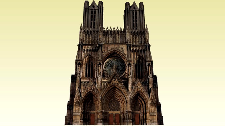 Concept Art Cathédrale 3d model