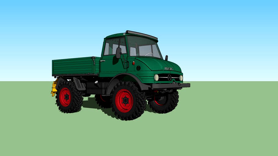 Forst Unimog 3d model