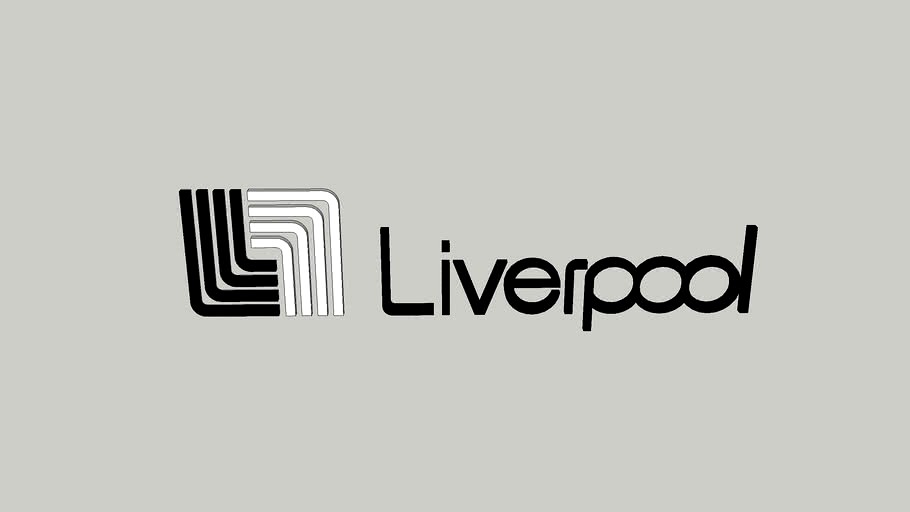 Logo de Liverpool bien detallado 3d model