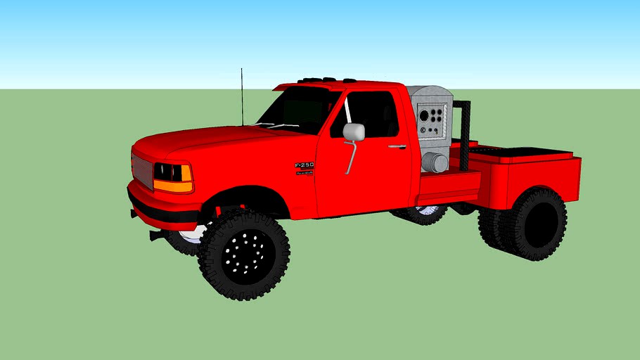 obs ford powerstroke welding rig 3d model