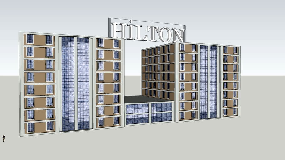 HILTON OTEL 3d model