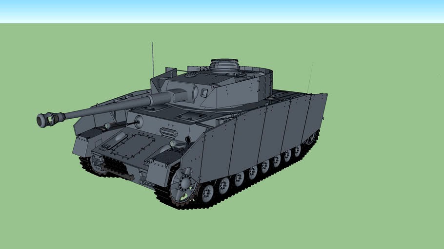Panzer IV Ausf H 3d model