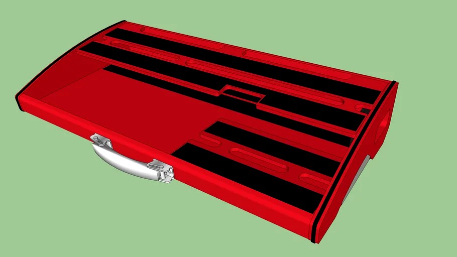 Schmidt Array SA750 pedalboard 3d model
