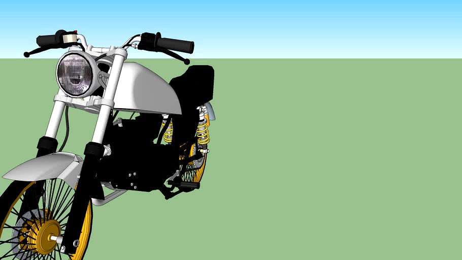 Yamaha RX KING 3d model