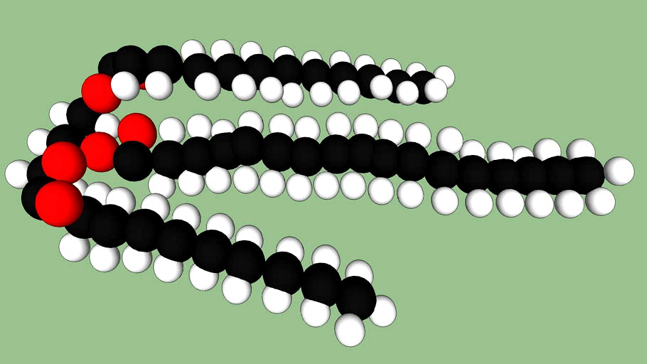 Fat molecule 3d model