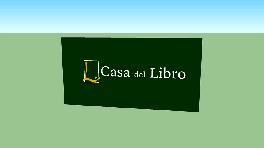 Logo Casa del Libro 3d model