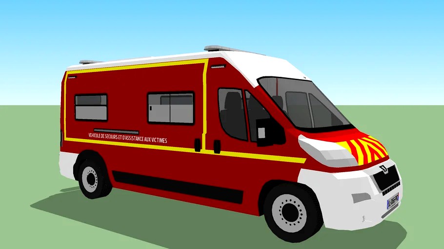 Vsav Peugeot Boxer 3d model