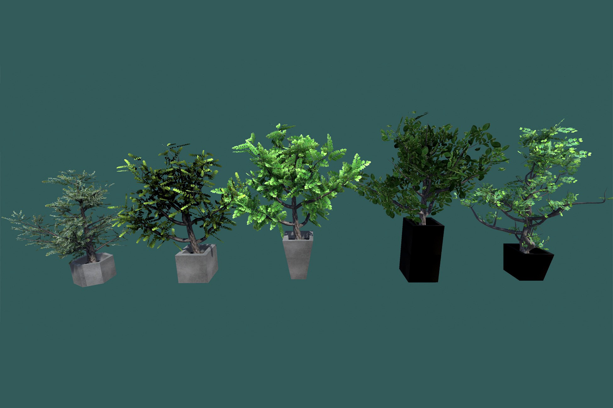 3D Tree/Pot Pack model
