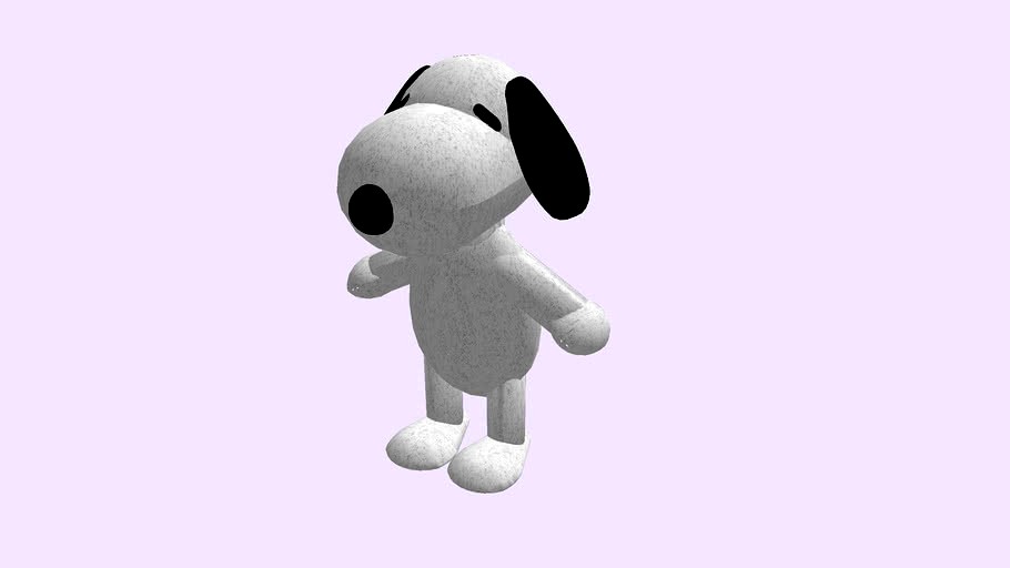 Snoopy 3d model