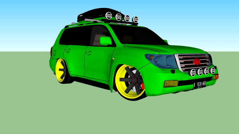 Toyota Landcruiser LC 200 3d model