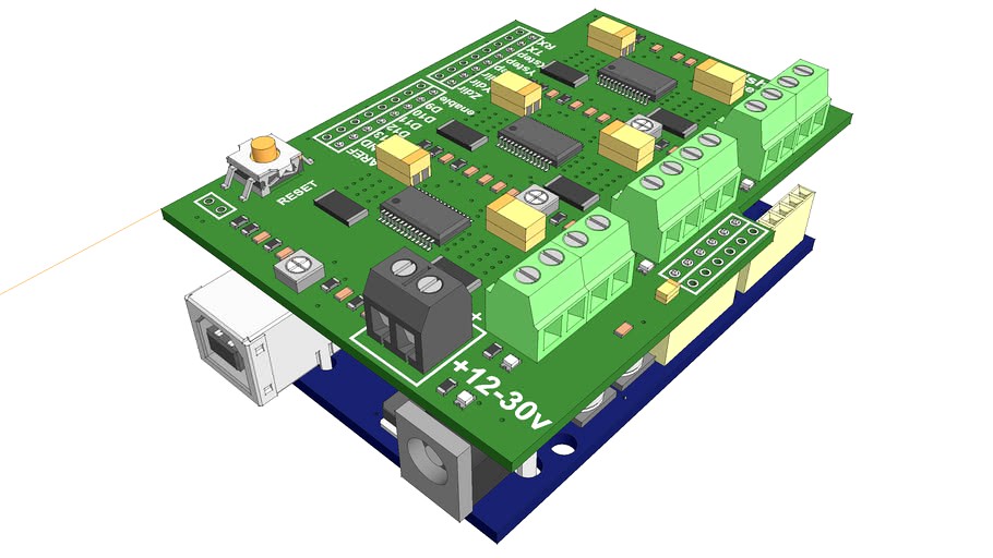Arduino Shield 3d Model