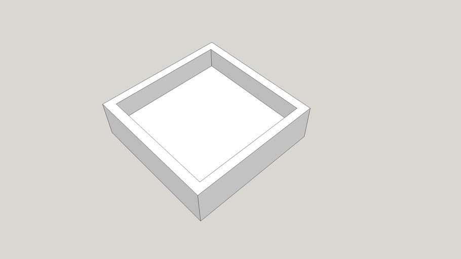 PDMS curing mold 3d model