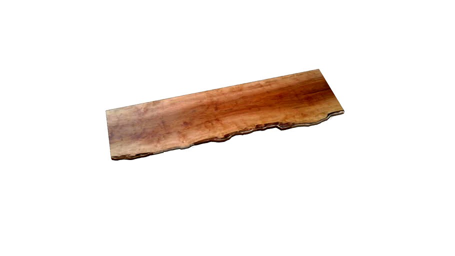 Tree trunk shelf - boomstam plank 3d model