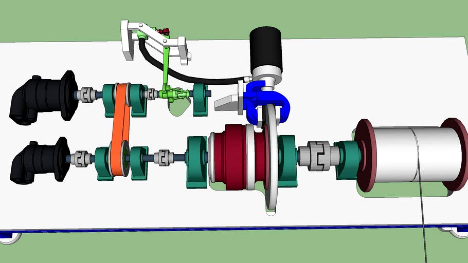 Wave energy converter 3d model