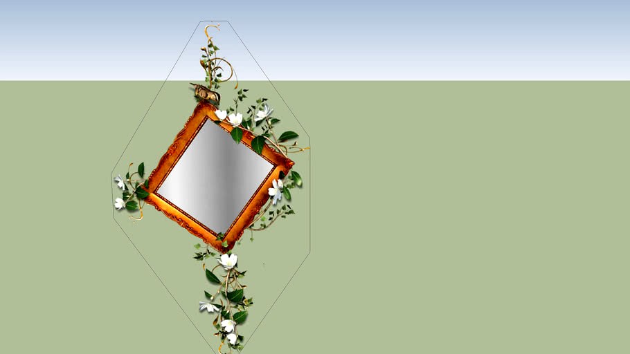 2d mirror 3d model
