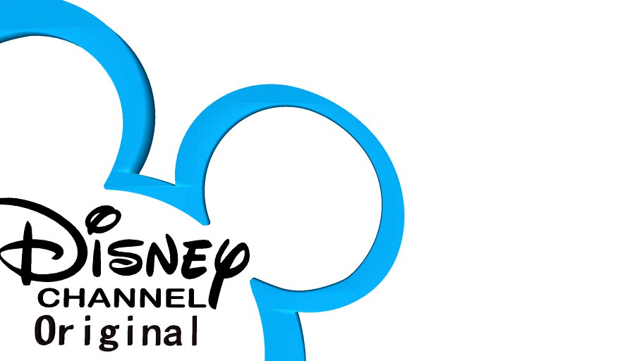 disney channel original logo 3d model