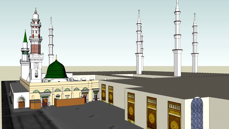 Masjid Nabvi 3d model
