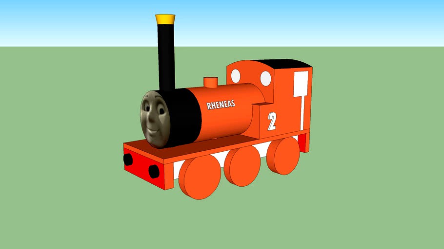 Rheneas the Narrow Gauge Engine 3d model