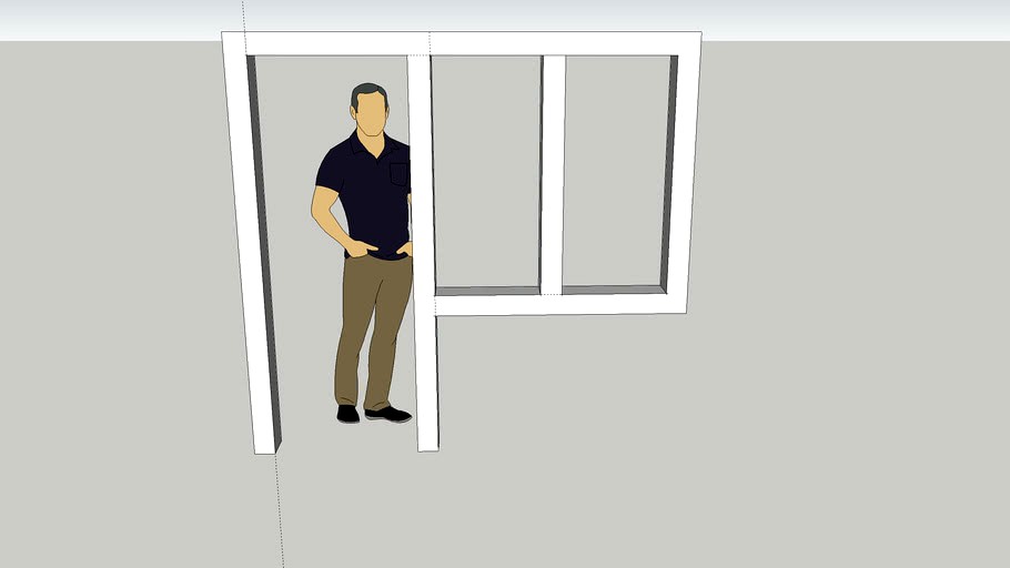 Basic Door/Window Frame 3d model