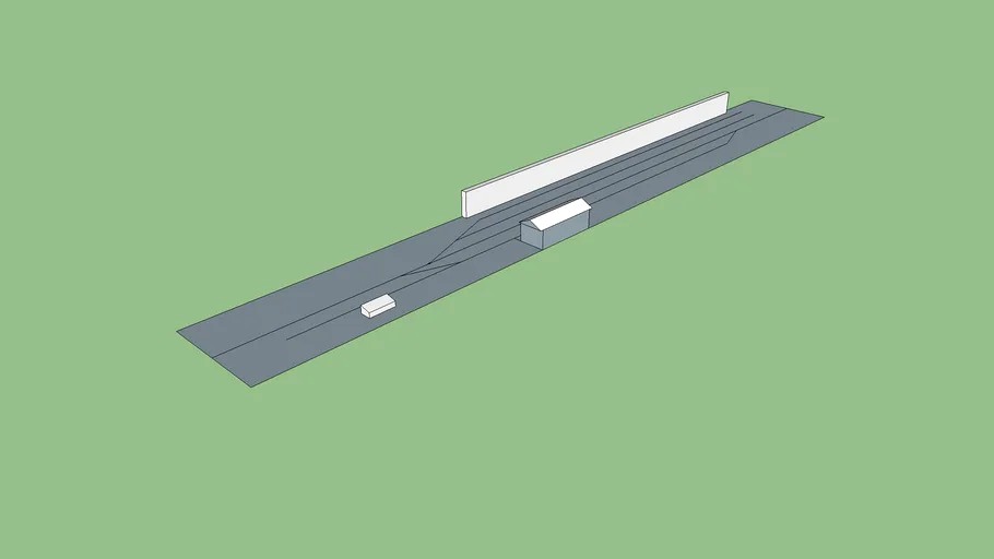 Basic Shelf Layout Plan 3d model