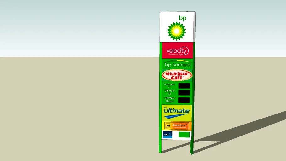BP Sign 3d model
