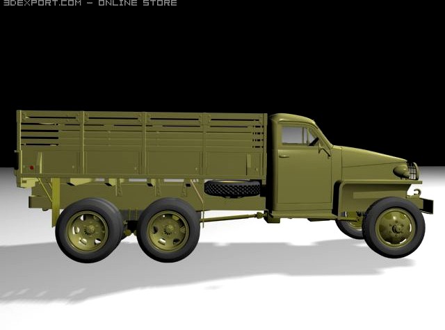 Studebaker US6 3D Model