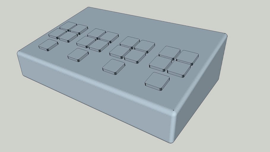 EVS RCU-MP BROADCAST REMOTE CONTROL 3d model