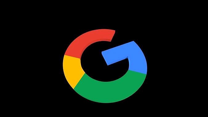 3D GOOGLE LOGO Autodesk 3ds MAX model